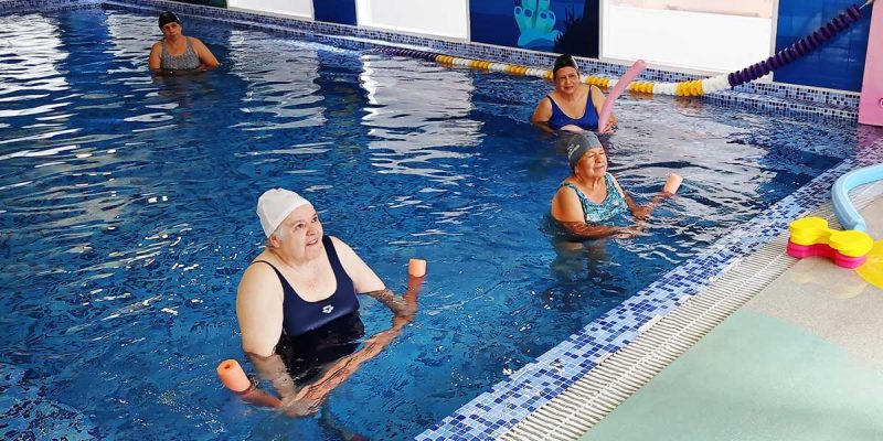Aquafitness para adultos mayores – Escuela de natación – Seguridad acuática